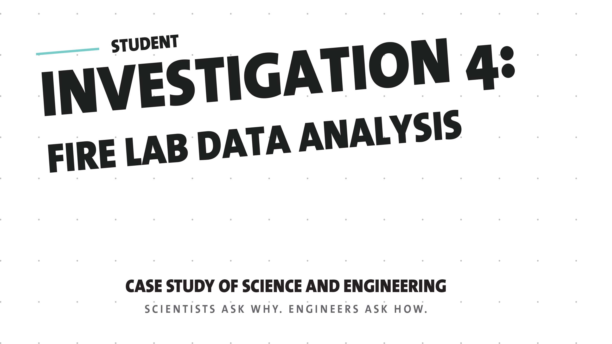 Fire Lab Data Analysis: Student Guide | Xplorlabs